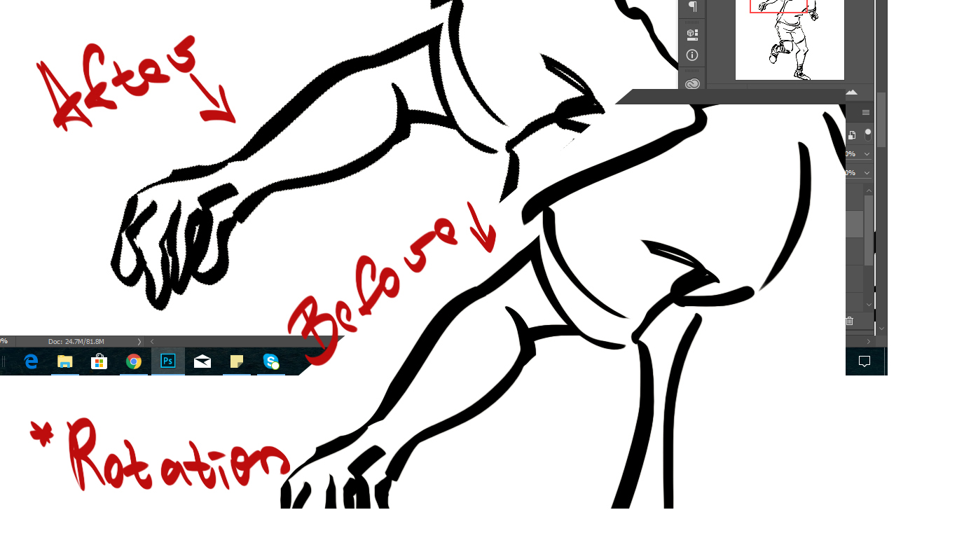 Solved Image Gets Distorted After Resizing And Rotation Adobe